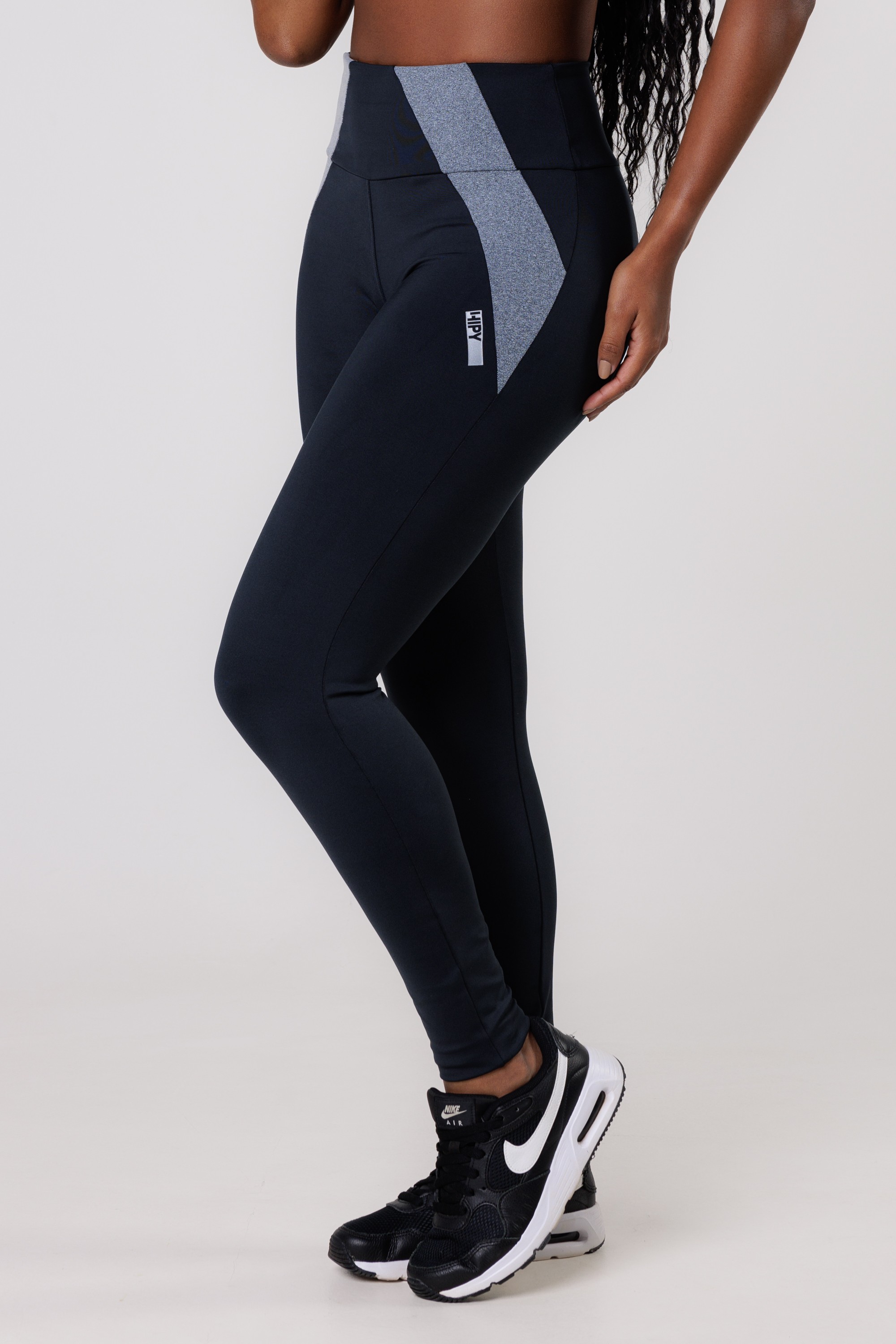 Calça Legging Recorte Diagonal - Hipy